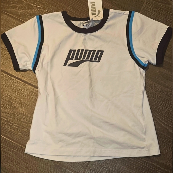 Puma | Tops | Vintage Puma Shirt Ringer Baby Tee | Poshmark